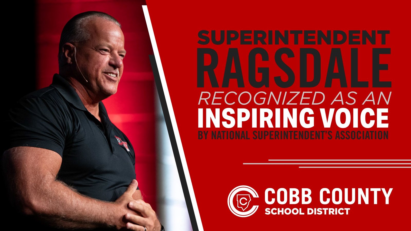 Superintendent Ragsdale Recognized by National Peers for Leadership and ...