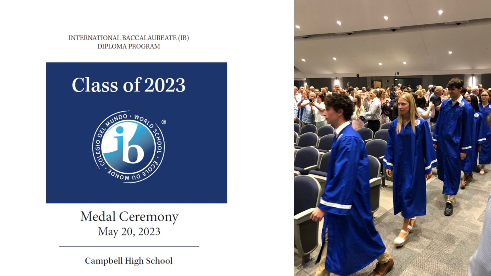 IB Medal Ceremony May 20