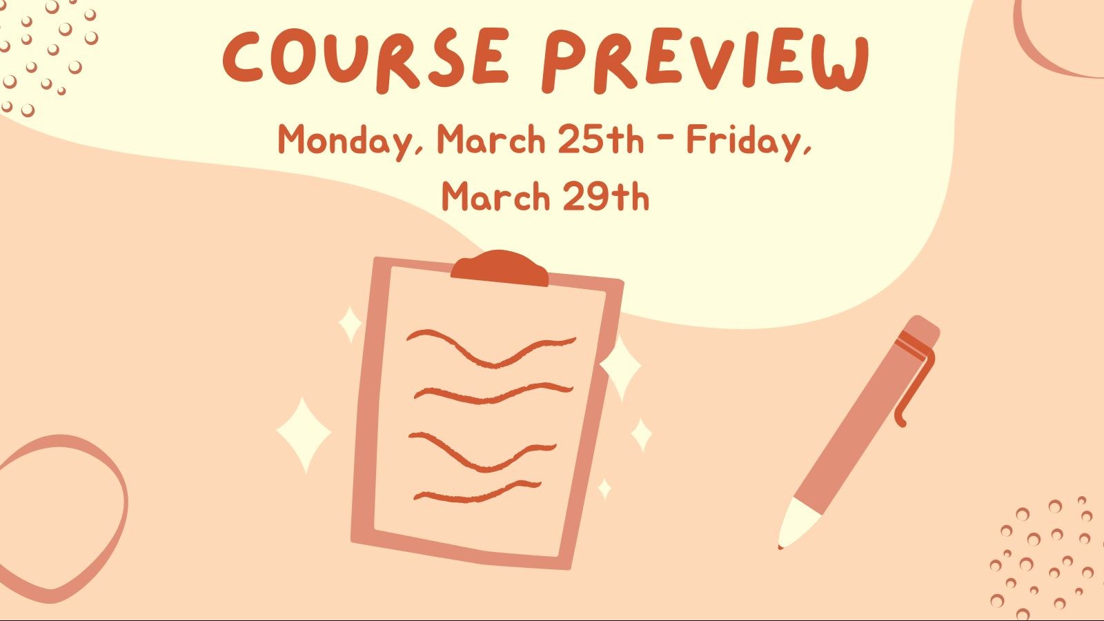 Course Preview