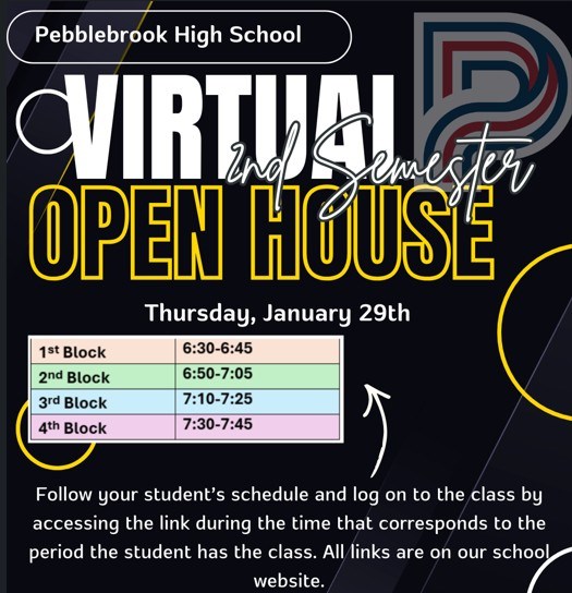 VIRTUAL Open House (2nd Semester 2026)