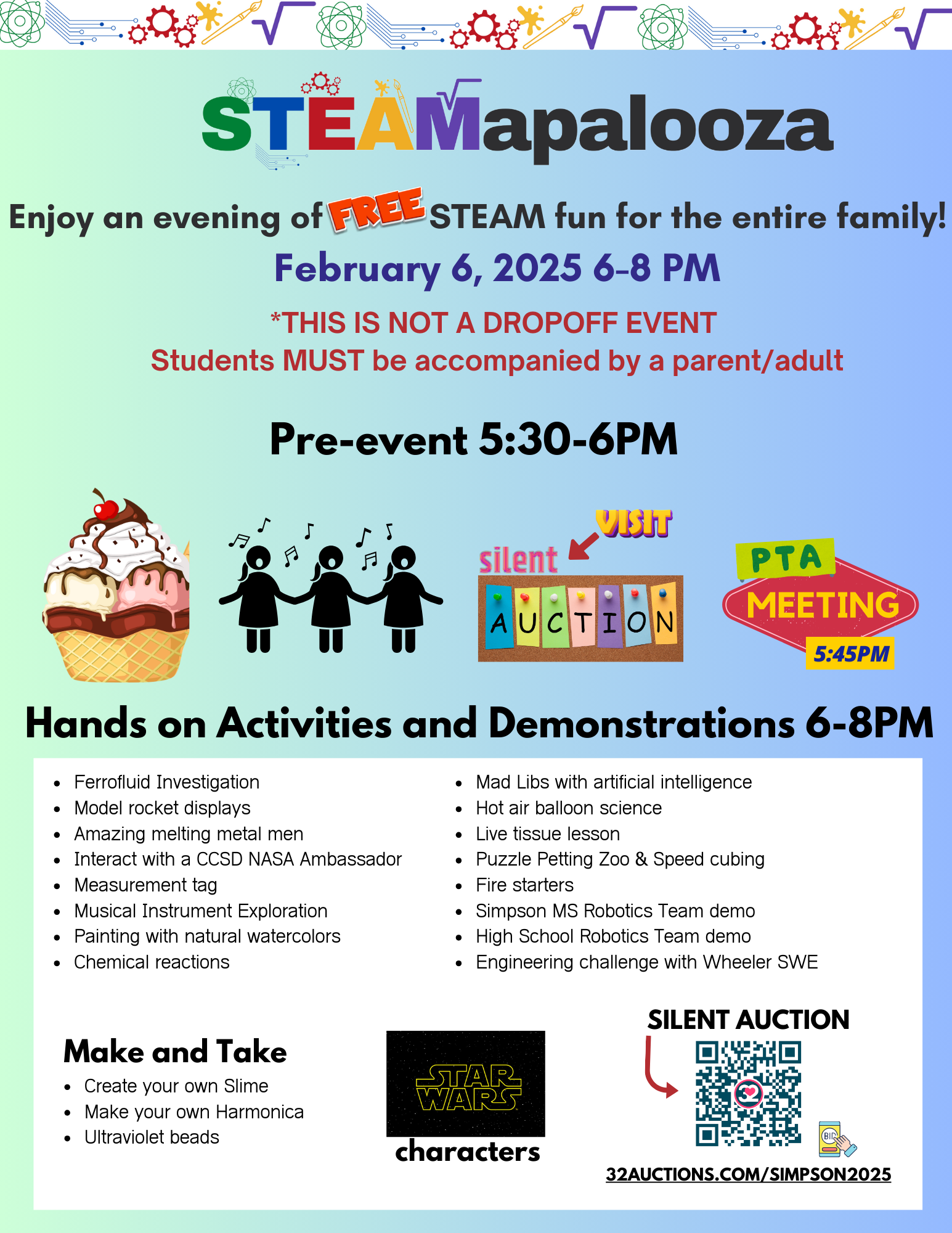 PTSA Event: Annual STEAMapalooza