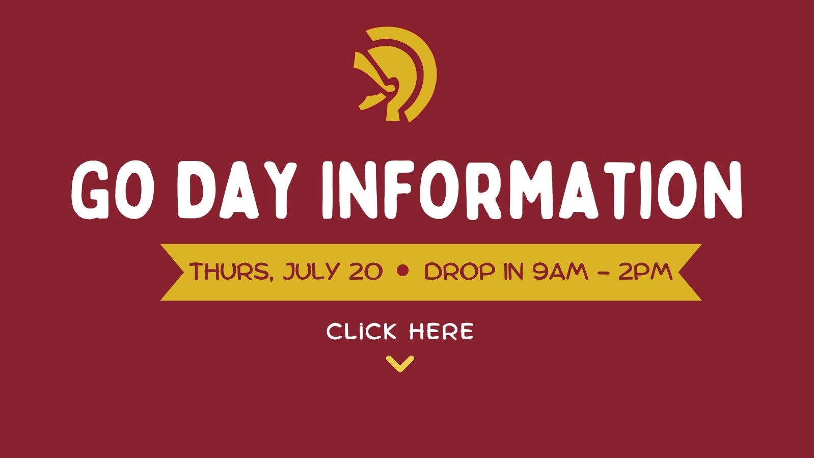 Drop in on July 20 between 9am-2pm for GO Day