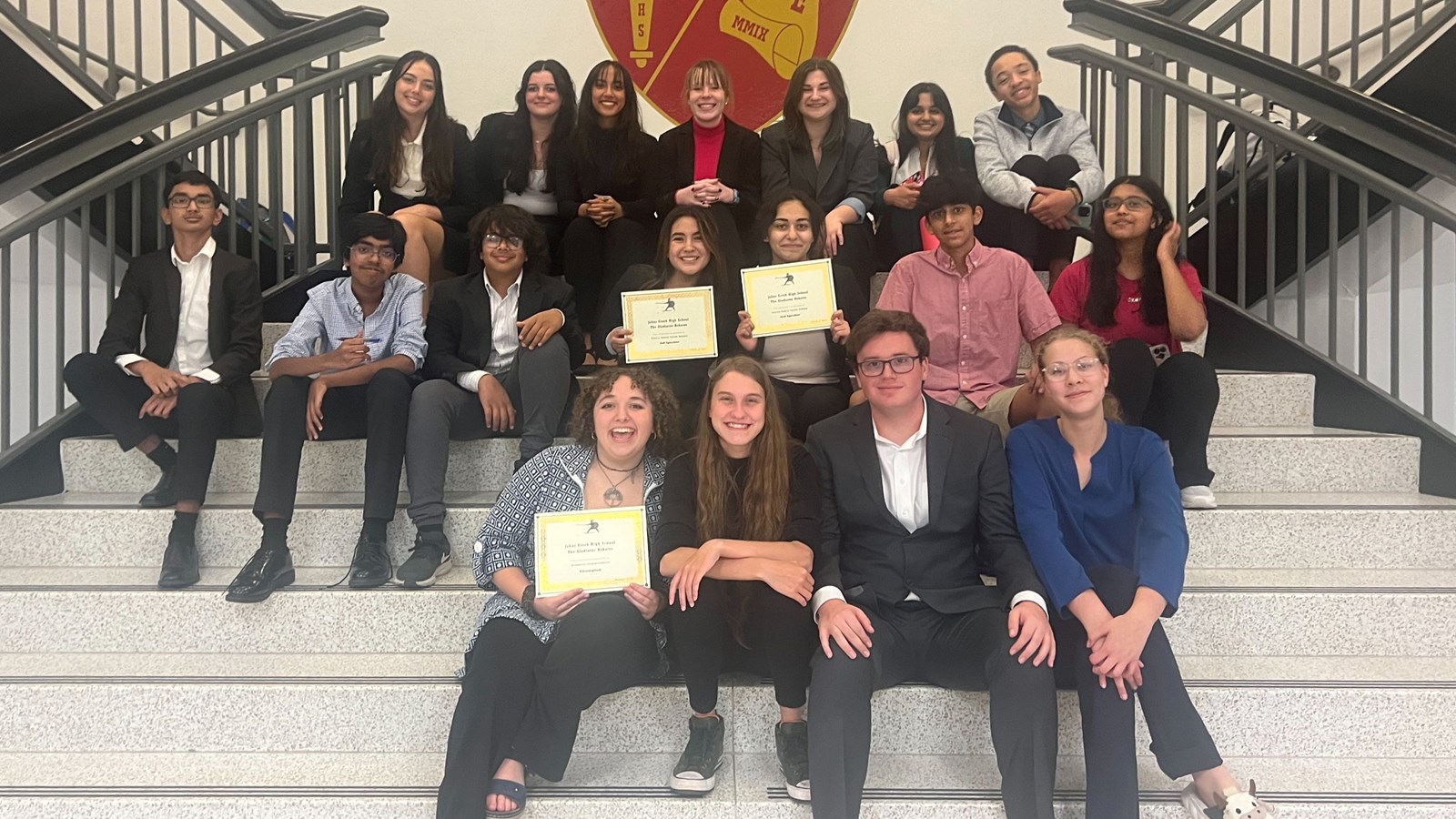Debate team earns five championship awards at Gladiator Debates Tournament