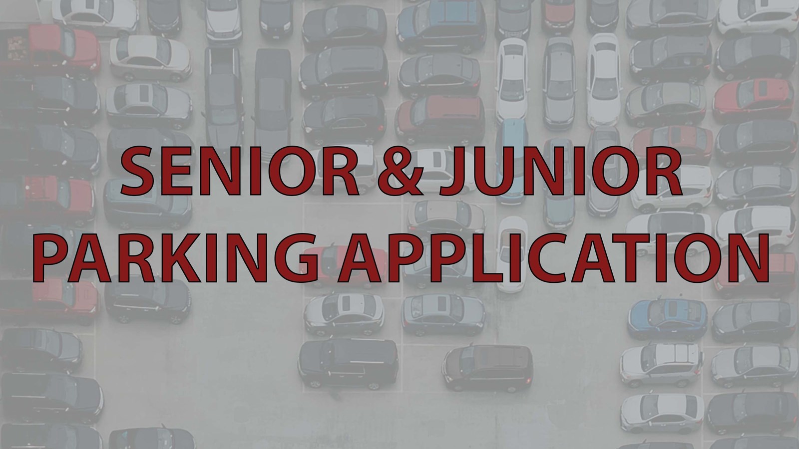 Spring Parking Application begins Nov. 12