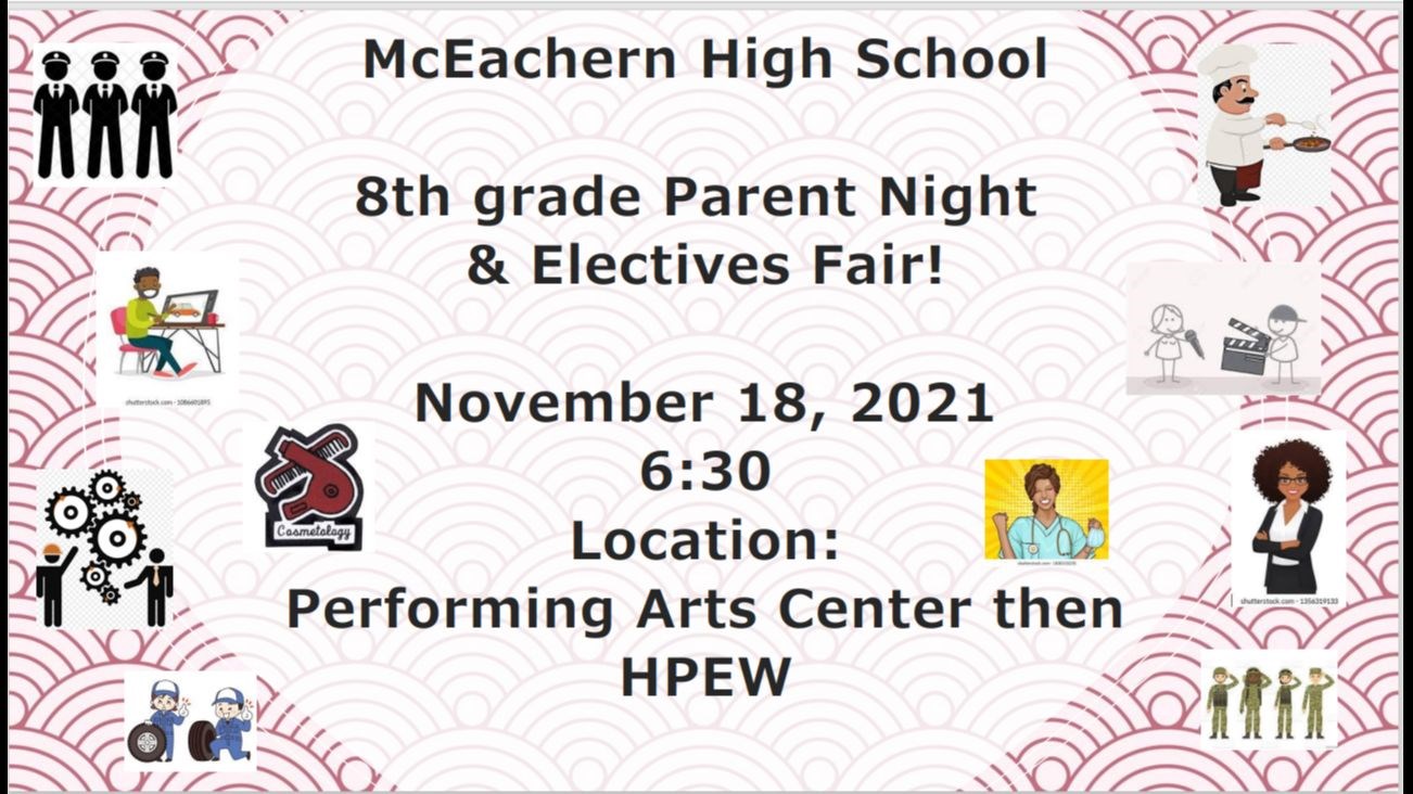 8th Grade Parent Night and Electives Fair