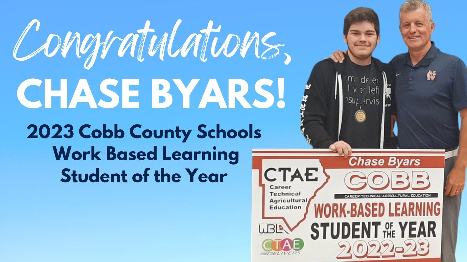 Congratulations, Chase Byars!
