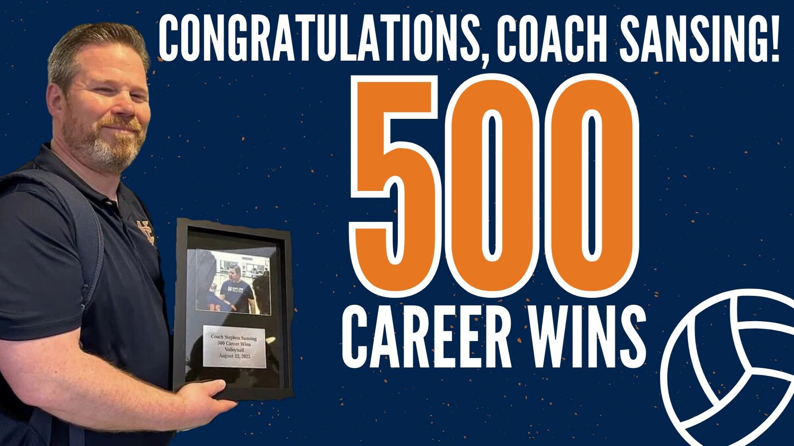 Congratulations on 500 Wins, Coach Sansing!