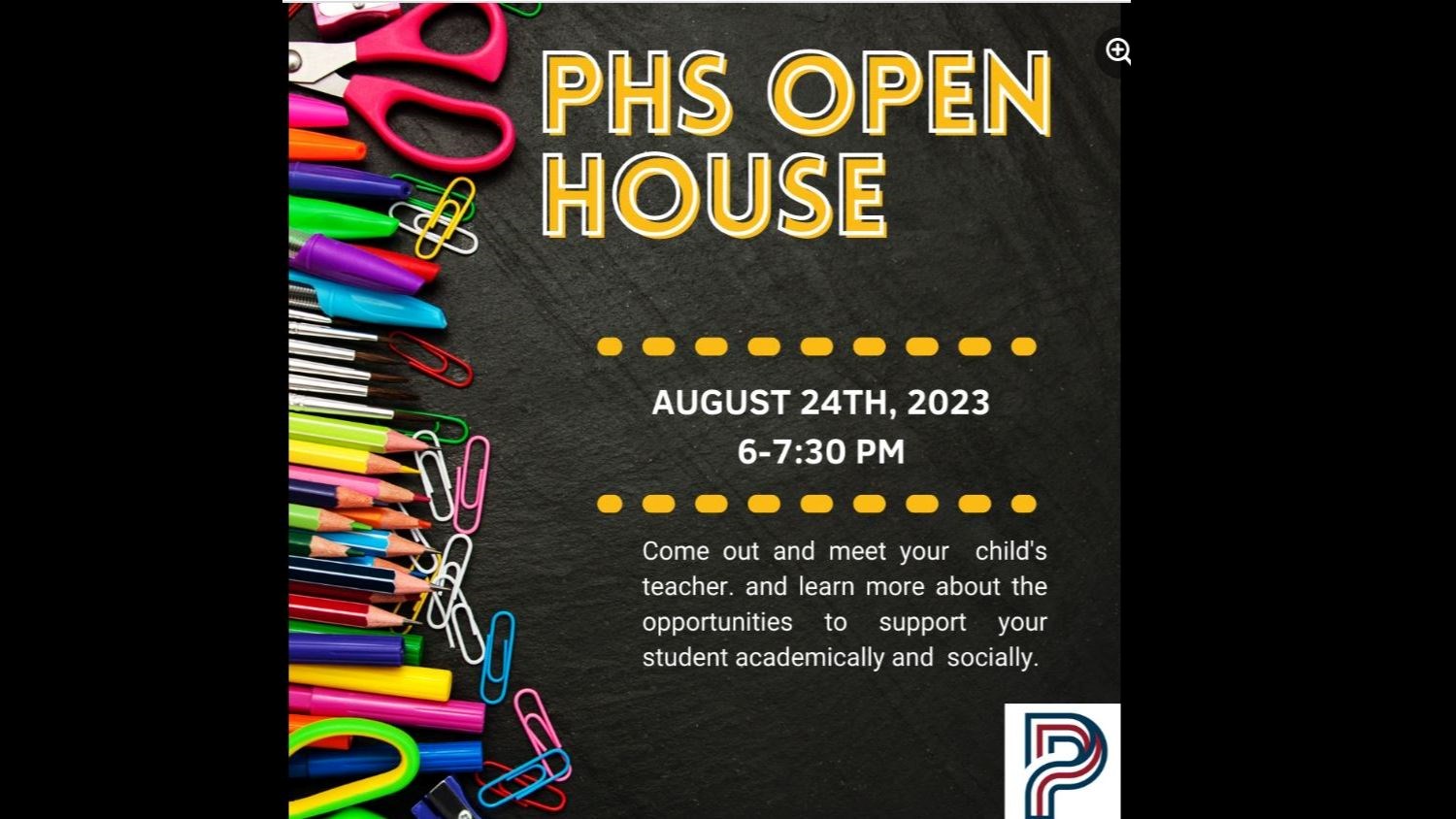 PHS Open House