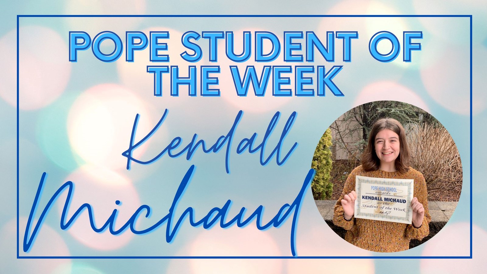 Student of the Week