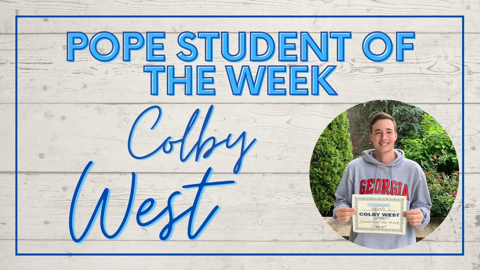 Student of the Week