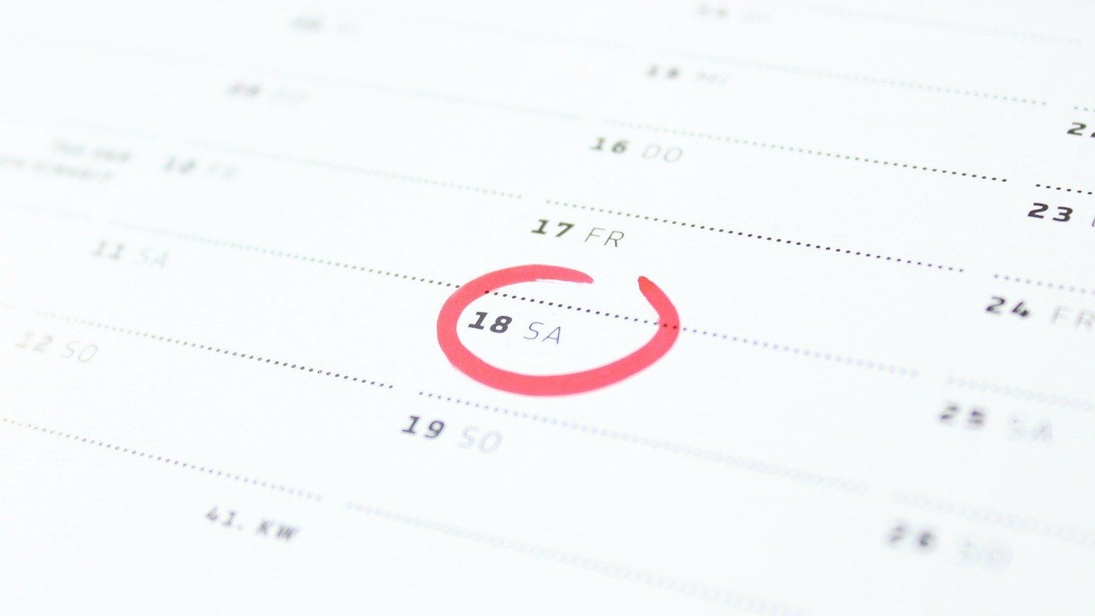 Master Calendar