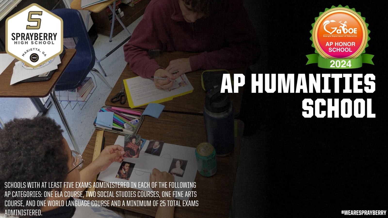 Sprayberry Named 2024 AP Honor School