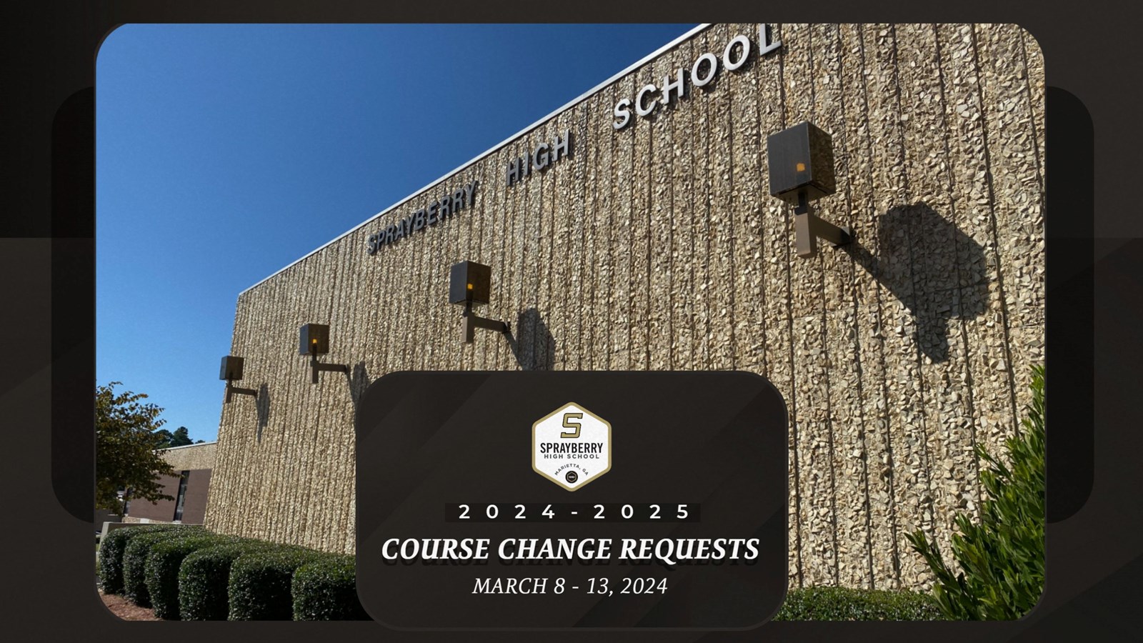 Course Change Requests | 2024-2025