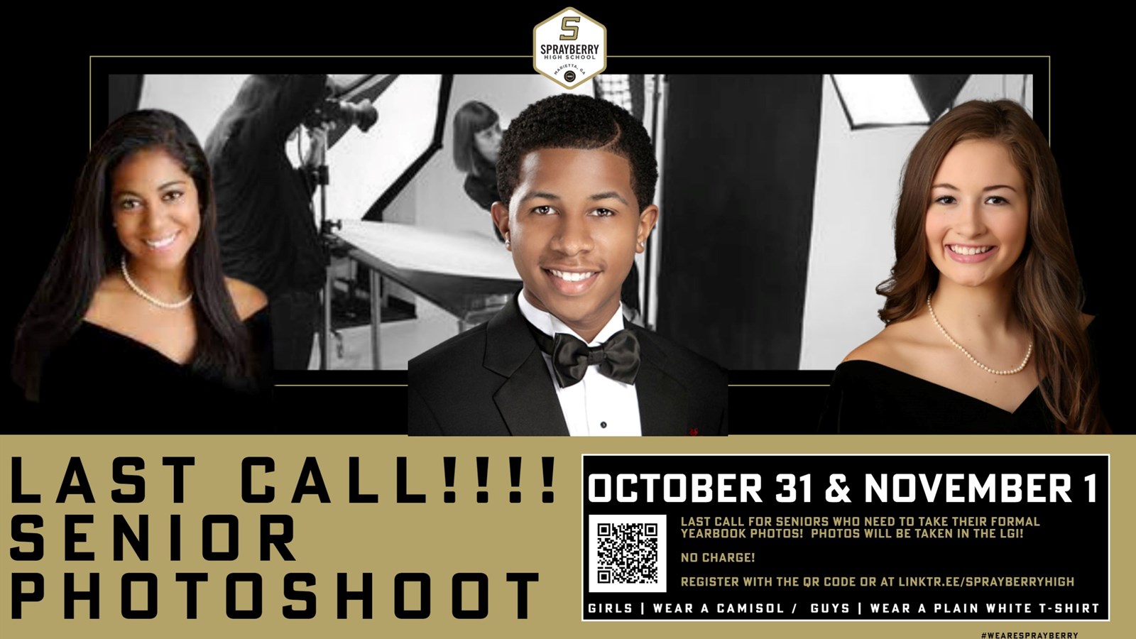 Last Call for Senior Portraits