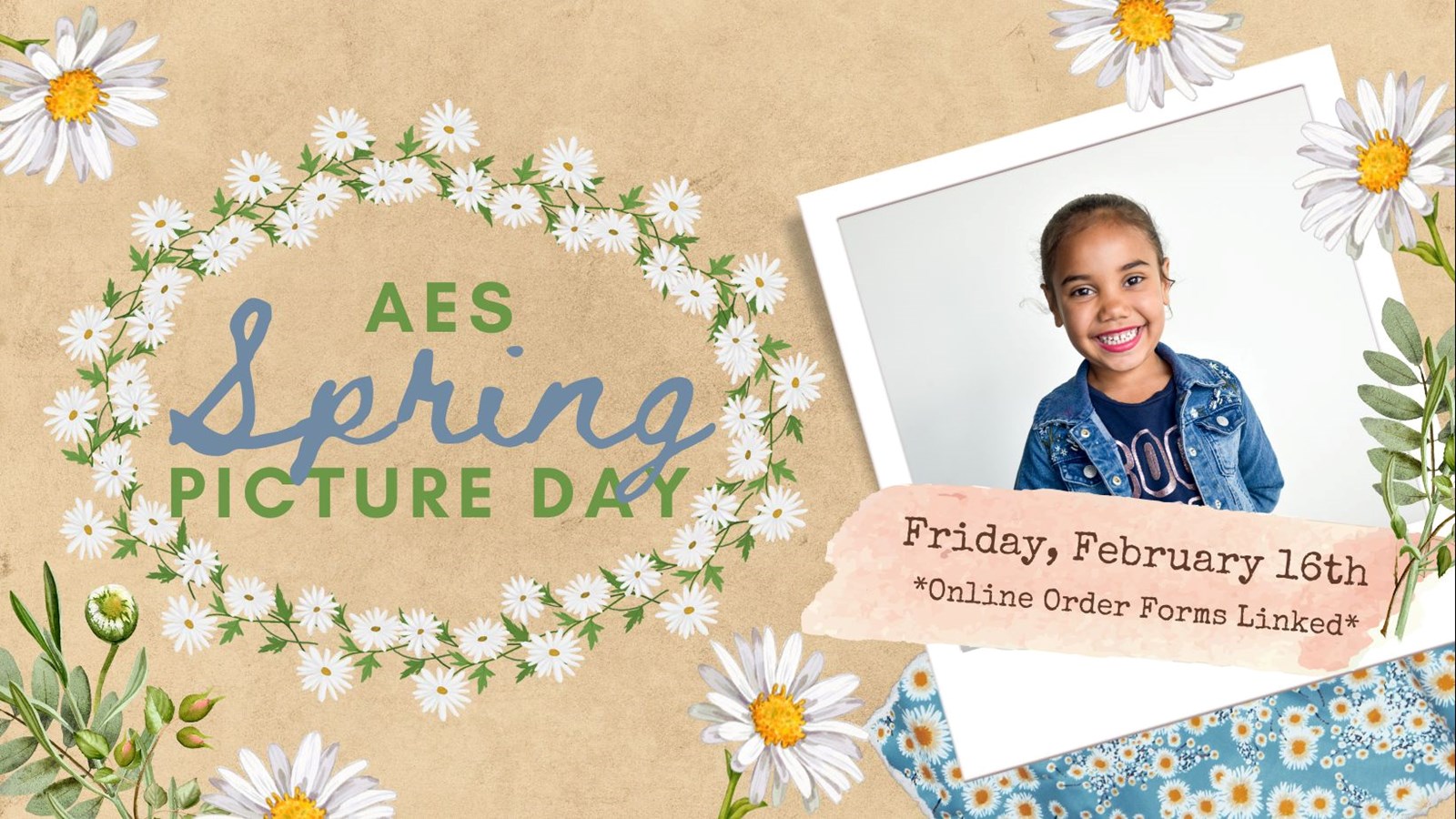 Save the Date: Spring Picture Day