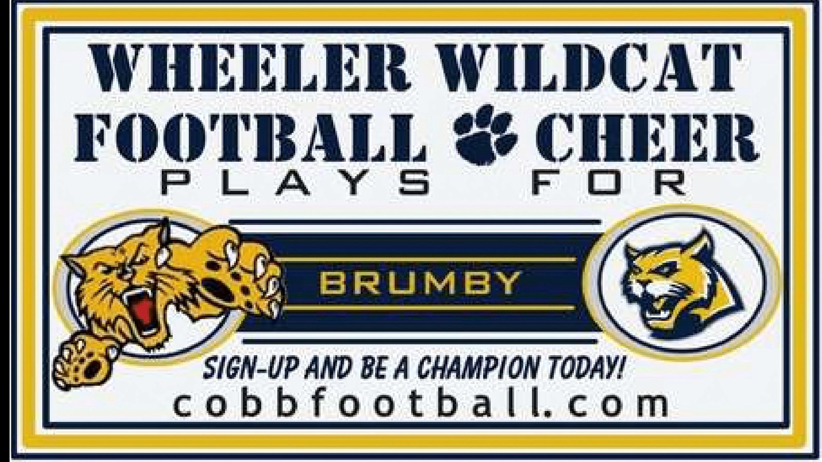 Registration for Wheeler Football and Cheer is STILL OPEN