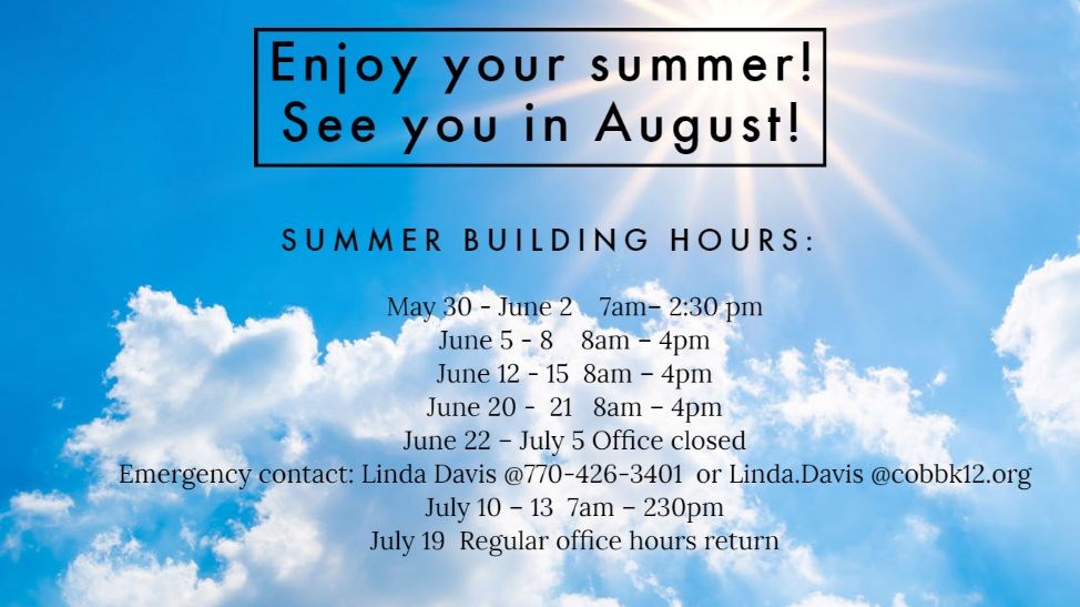 Summer Hours