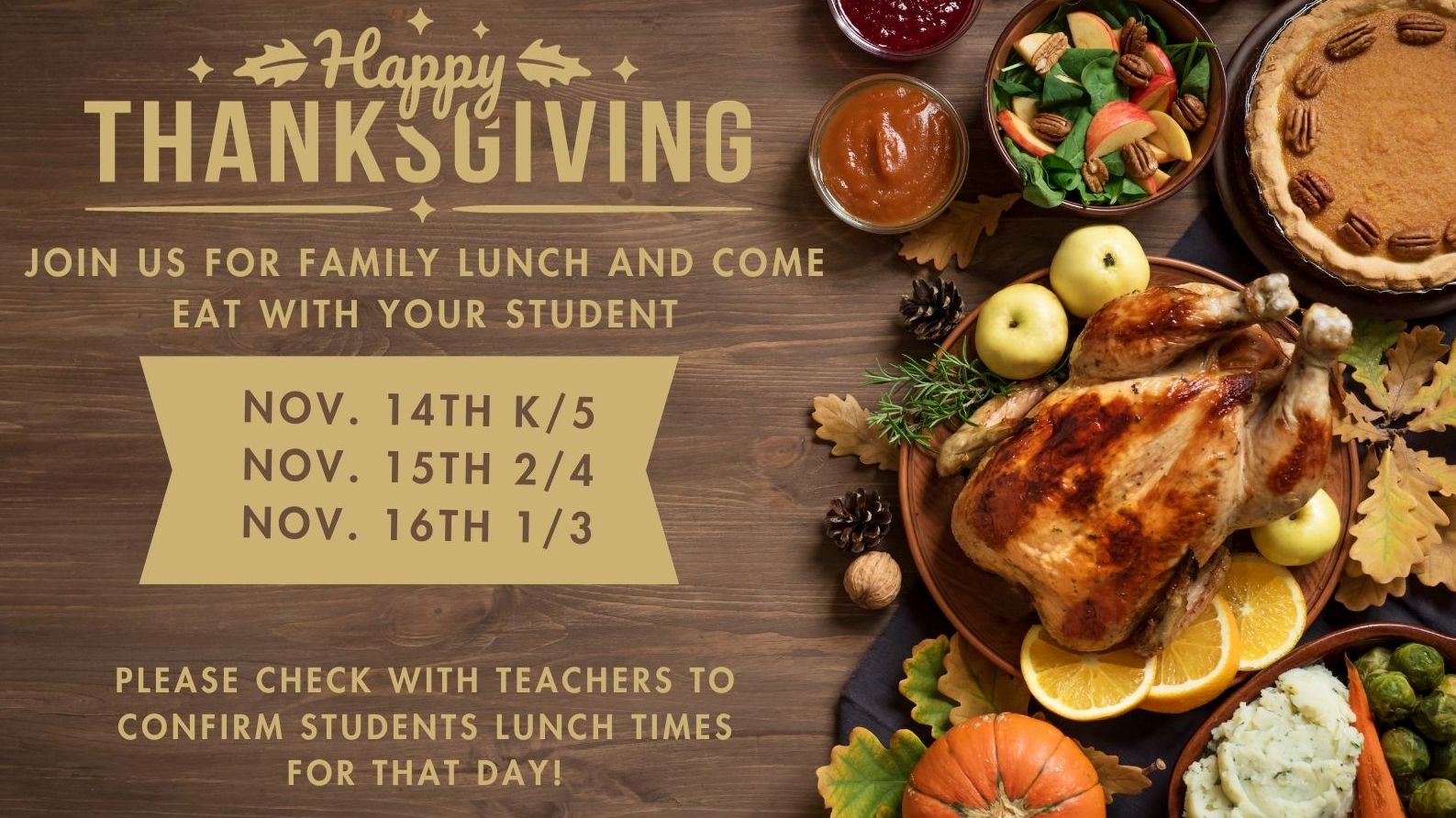 Thanksgiving Lunch 2023