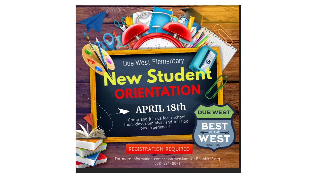 New Student Orientation - Registration Required
