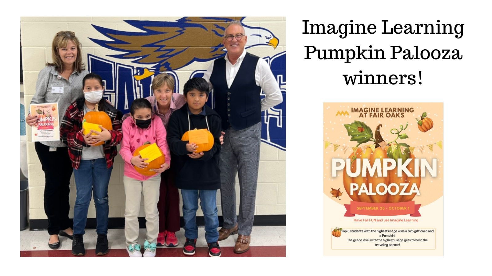 Pumpkin Palooza Imagine Learning Winners