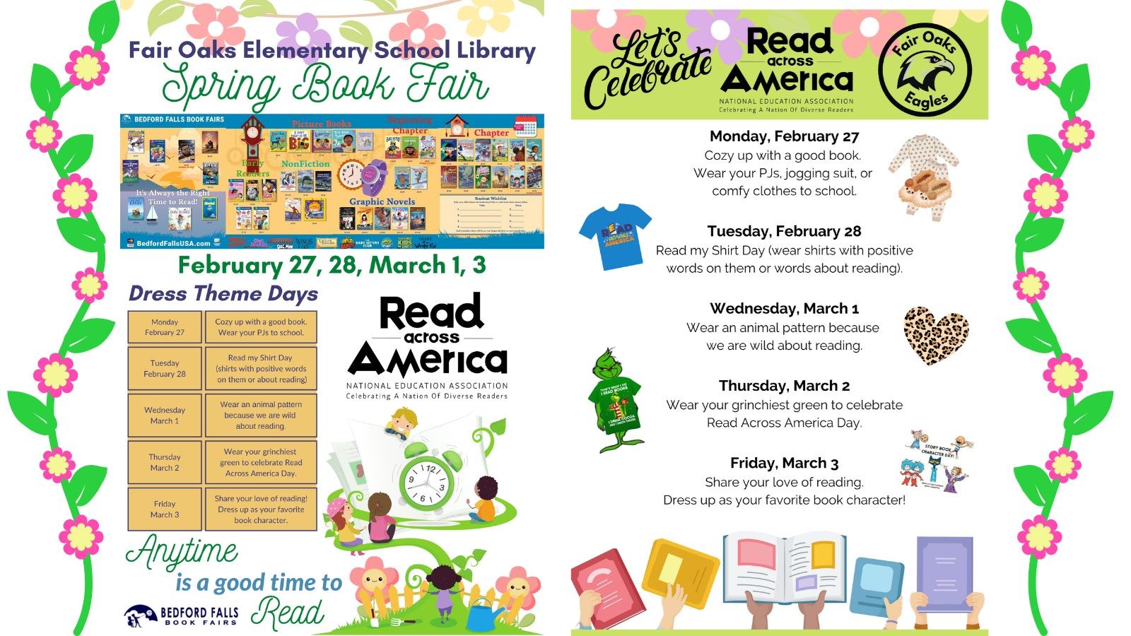 Spring Book Fair & Read Across America