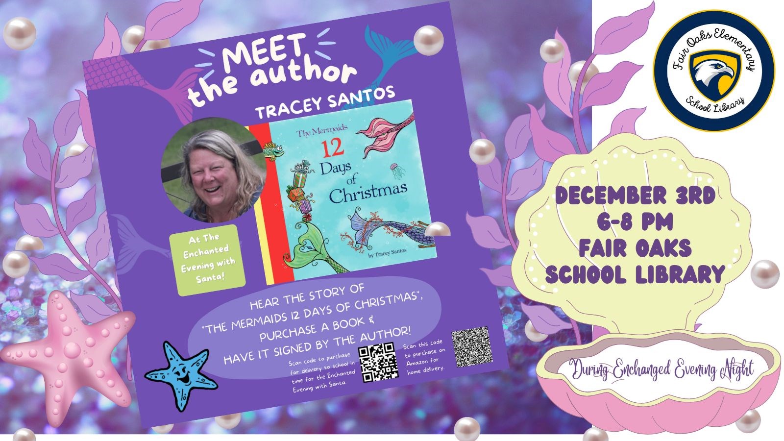 The Mermaids 12 Days of Christmas Author Tracey Santos