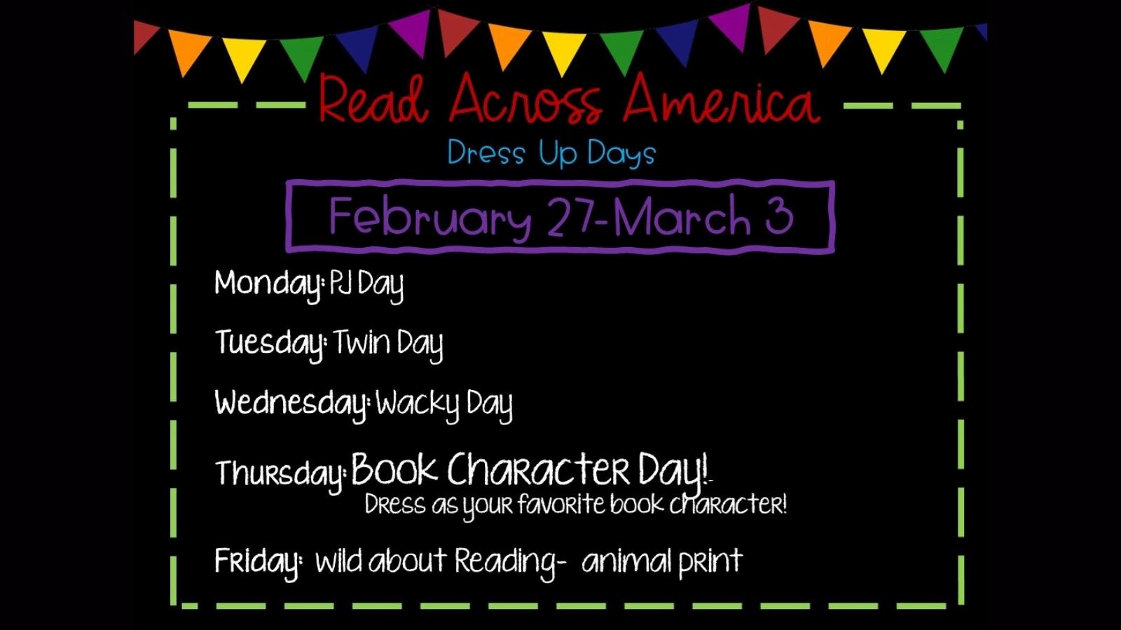 Read Across America Week is here!