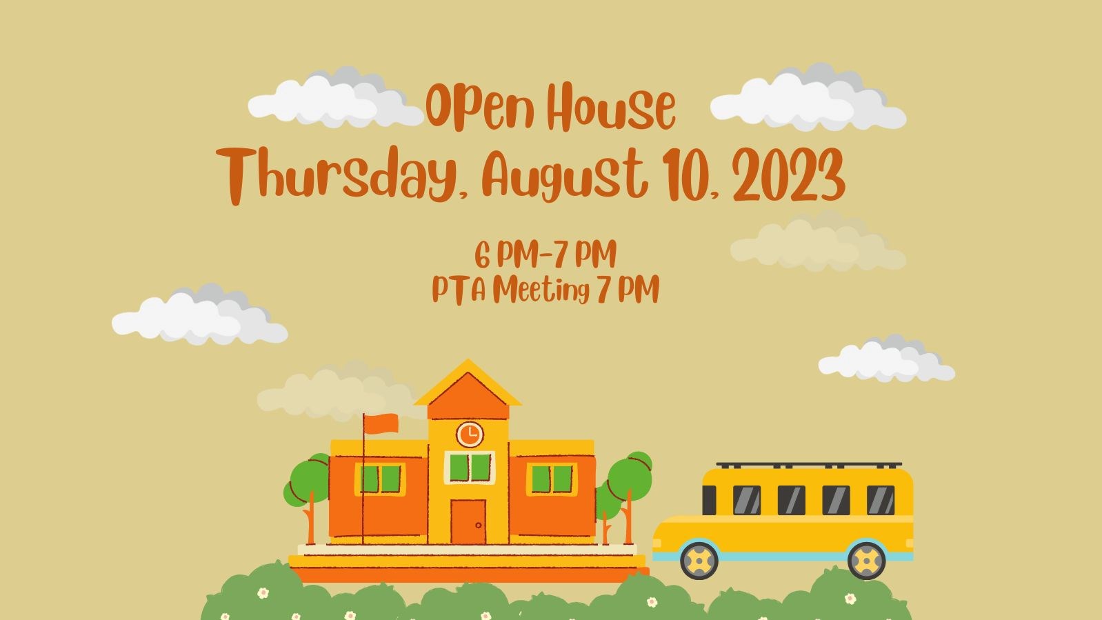 Join Us For Open House