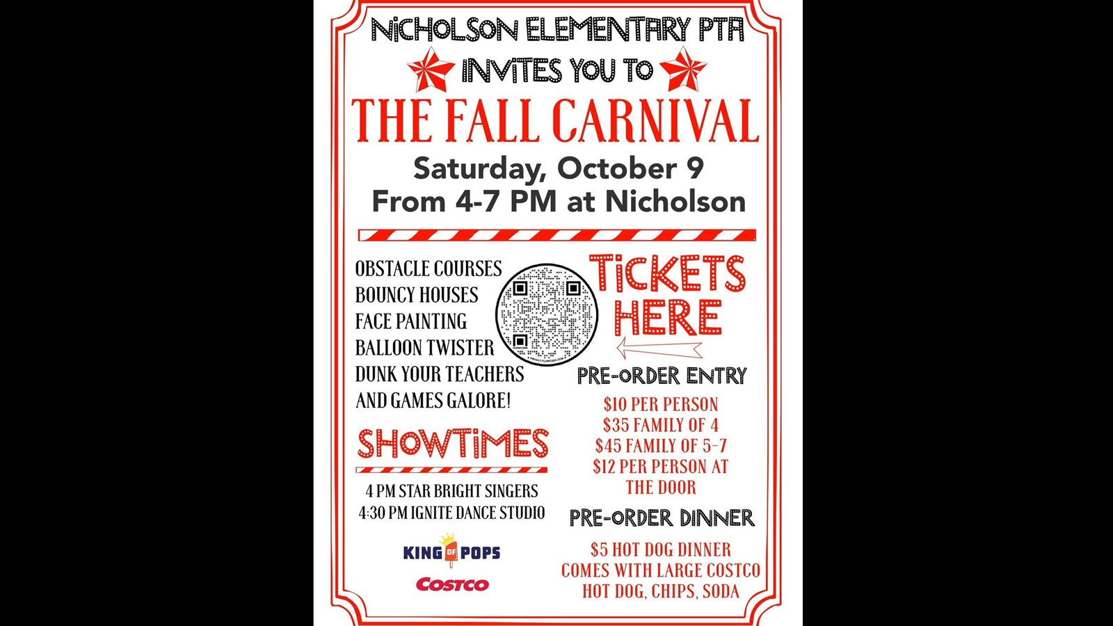 Fall Carnival Coming Soon to Nicholson