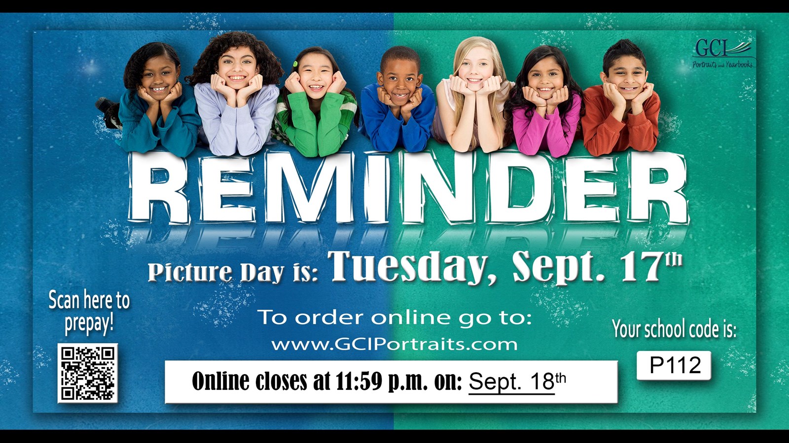 Fall Picture Day September 17th