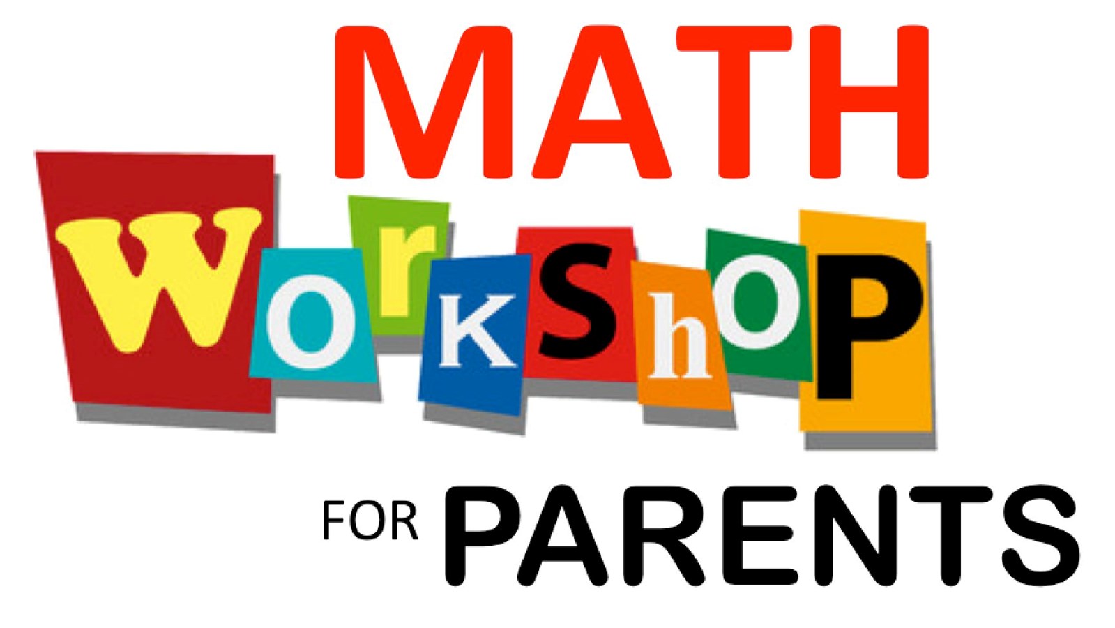 Math Workshop For Parents