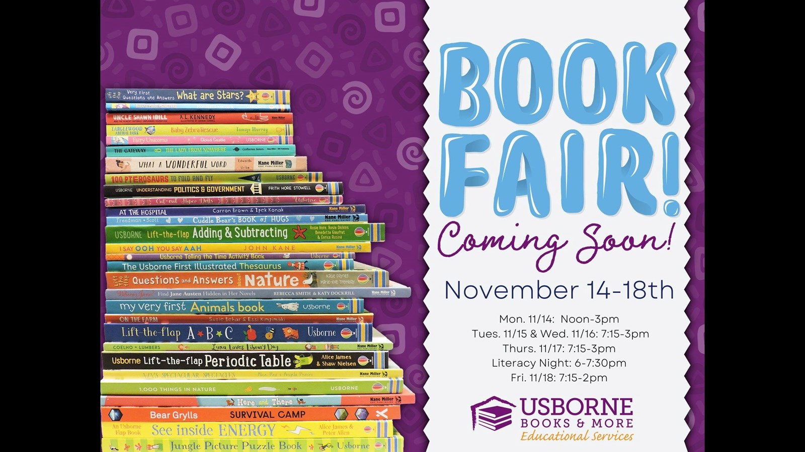 Book Fair Nov. 14-18th!