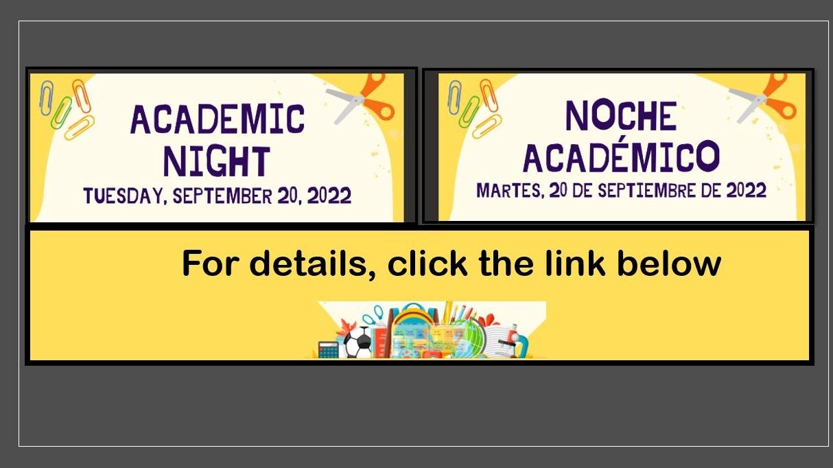 Academic Night at Smyrna Elementary