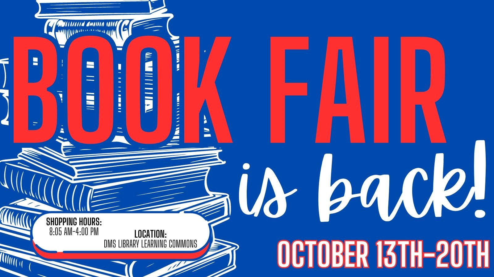 Book Fair is Coming Soon!