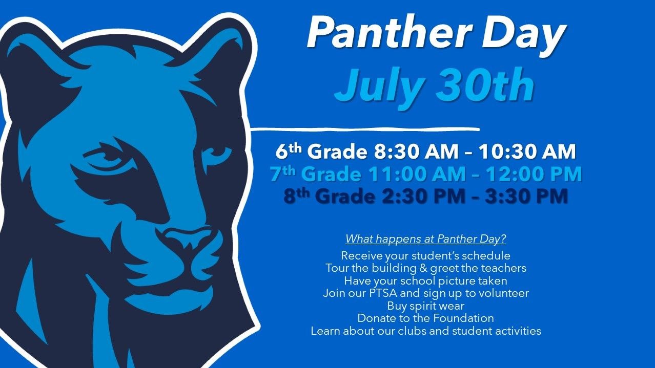 Panther Day is July 30, 2021