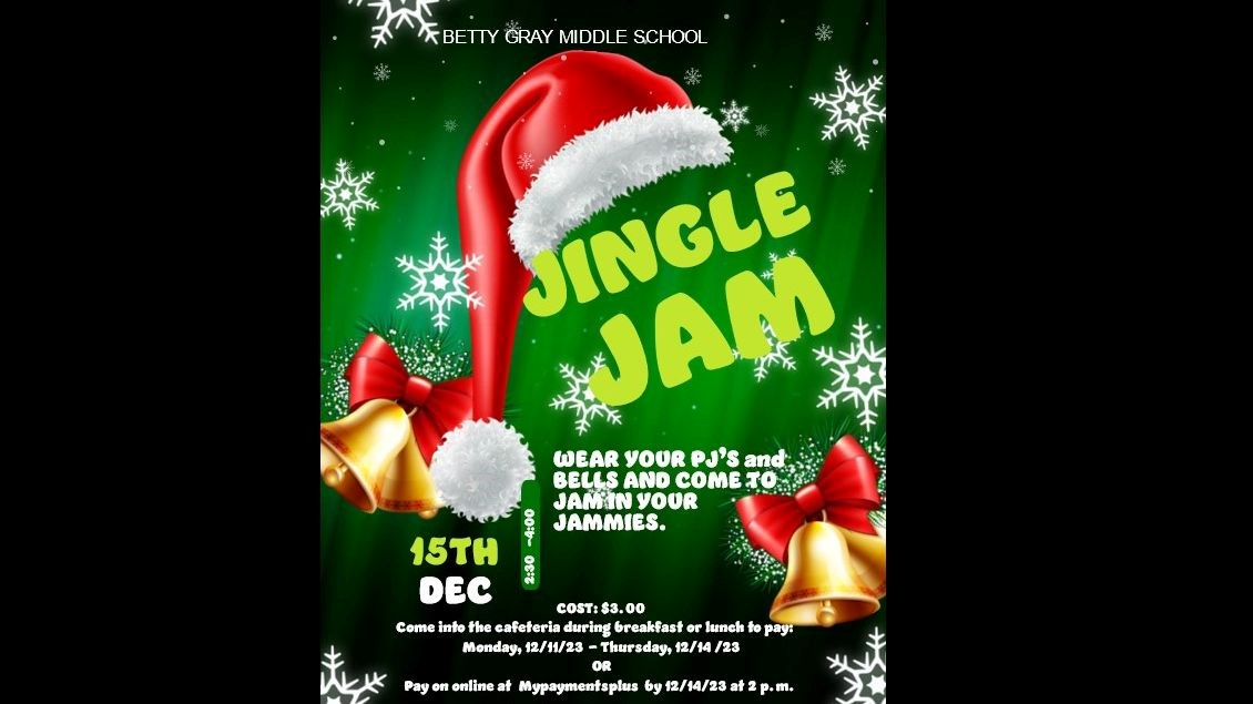 Jingle Jam- December 15th