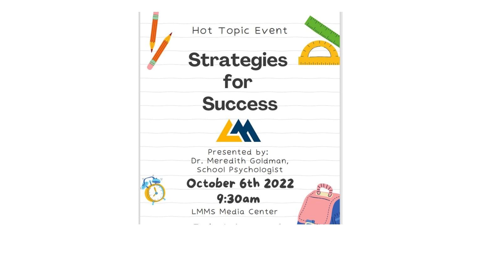 Hot Topic Event - Strategies for Success