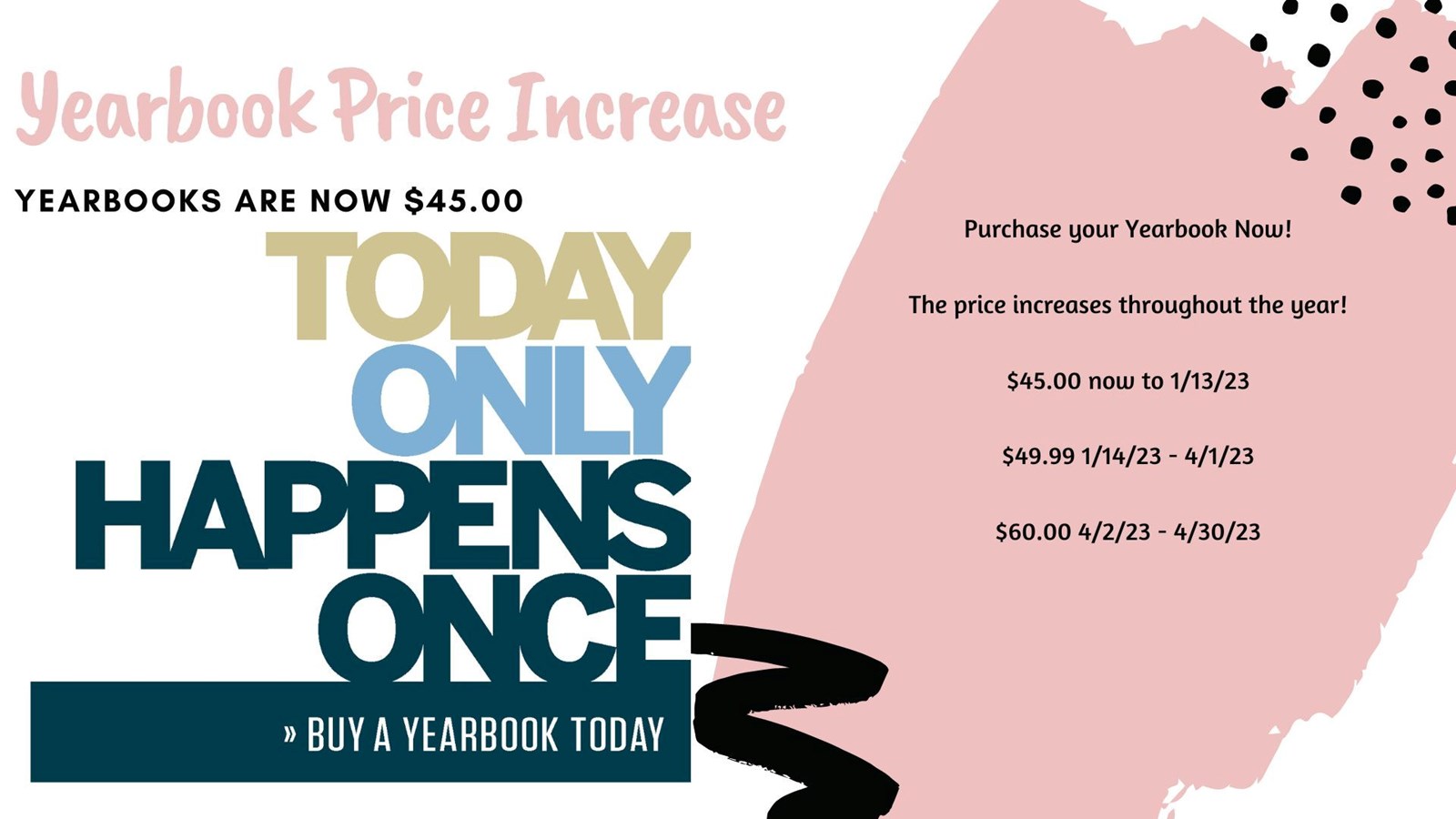 Order your Yearbook Now!