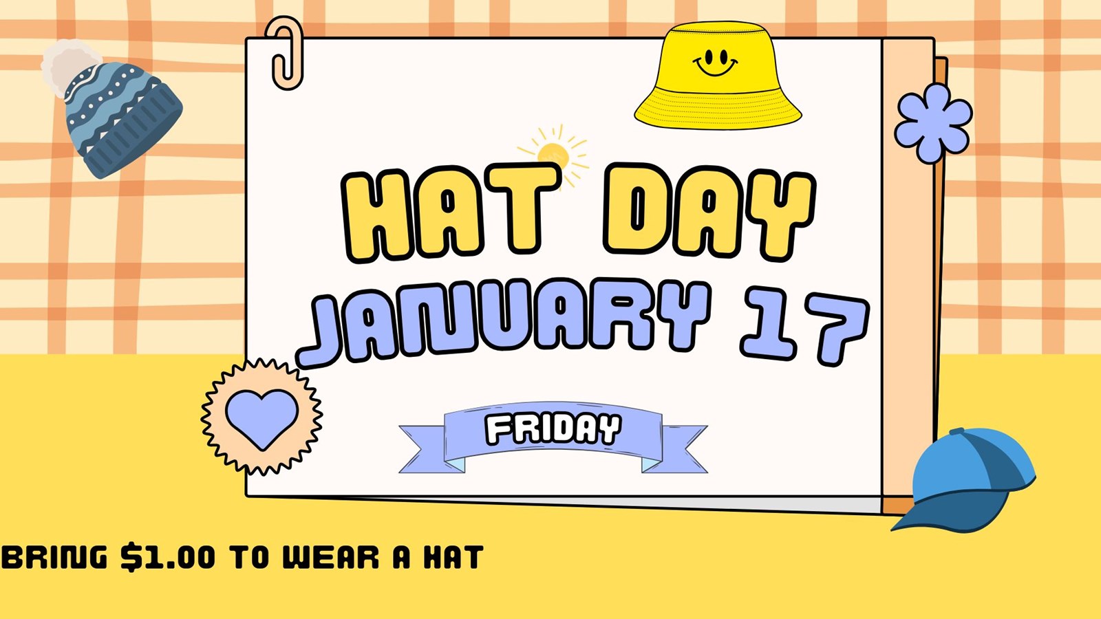 Hat Day January 17th