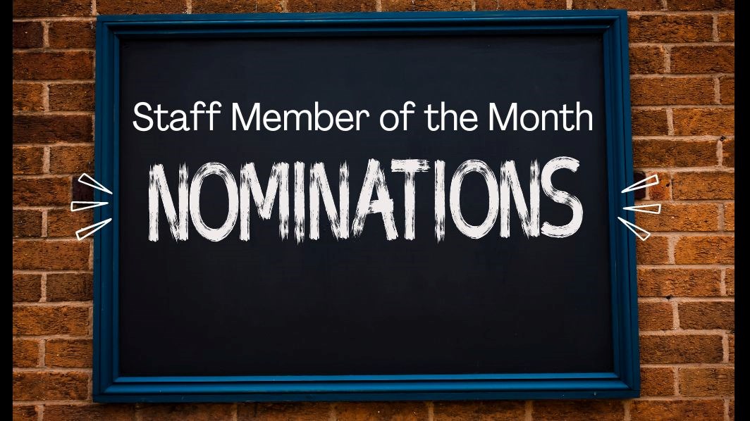 September Staff Member of the Month