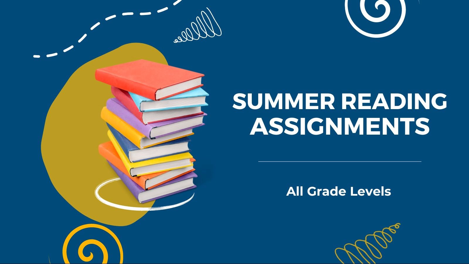 Summer Reading Assignments