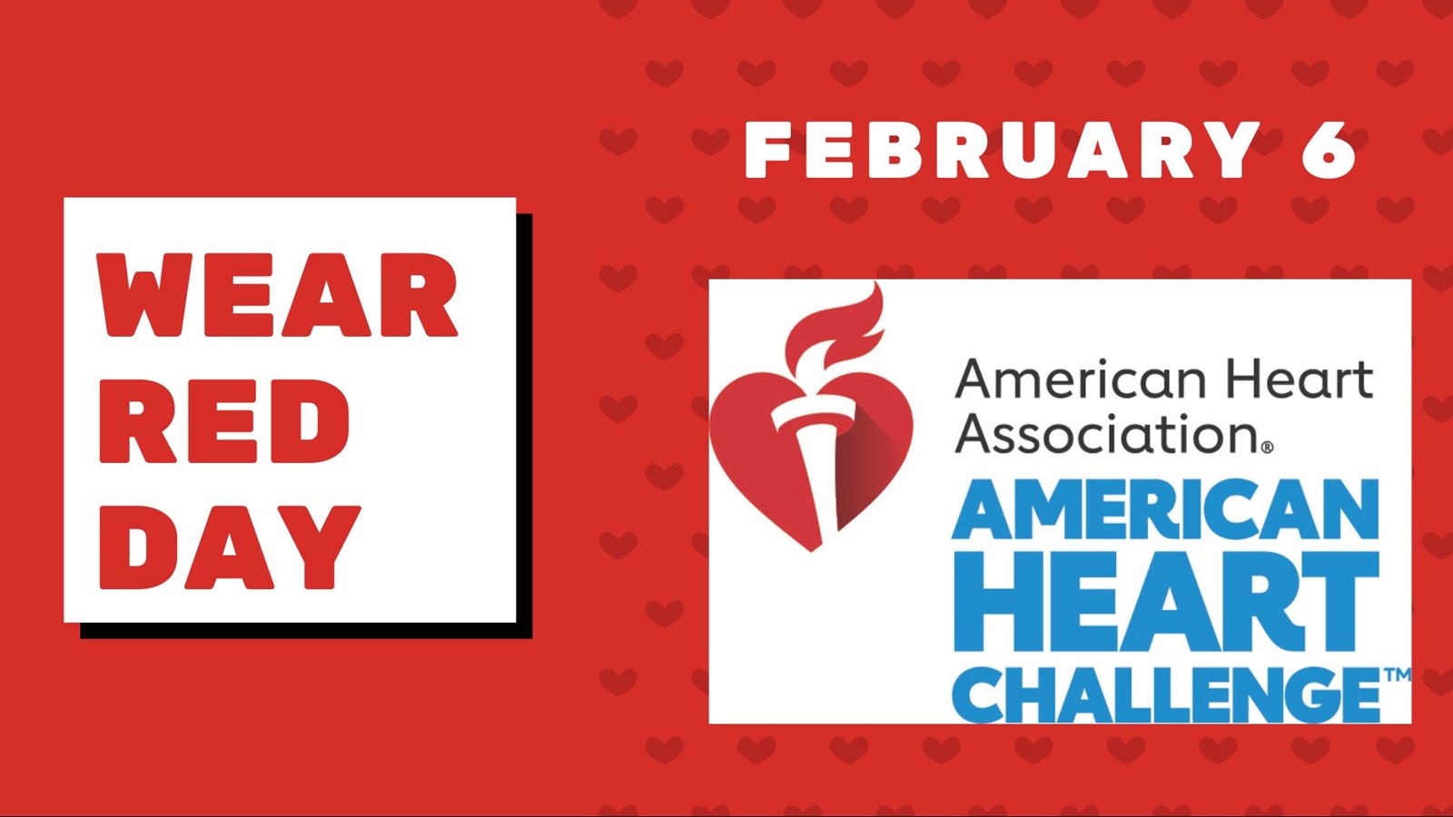 Friday Wear Red to Support American Heart Association