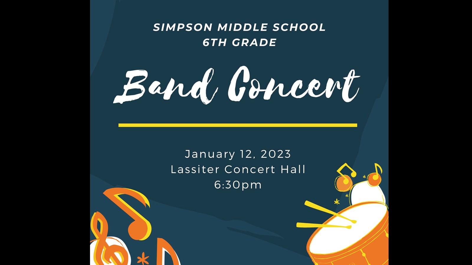 6th Grade Band Concert