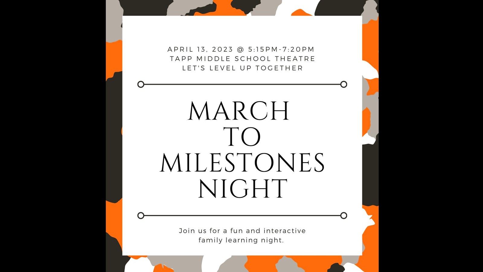 March To Milestones Night