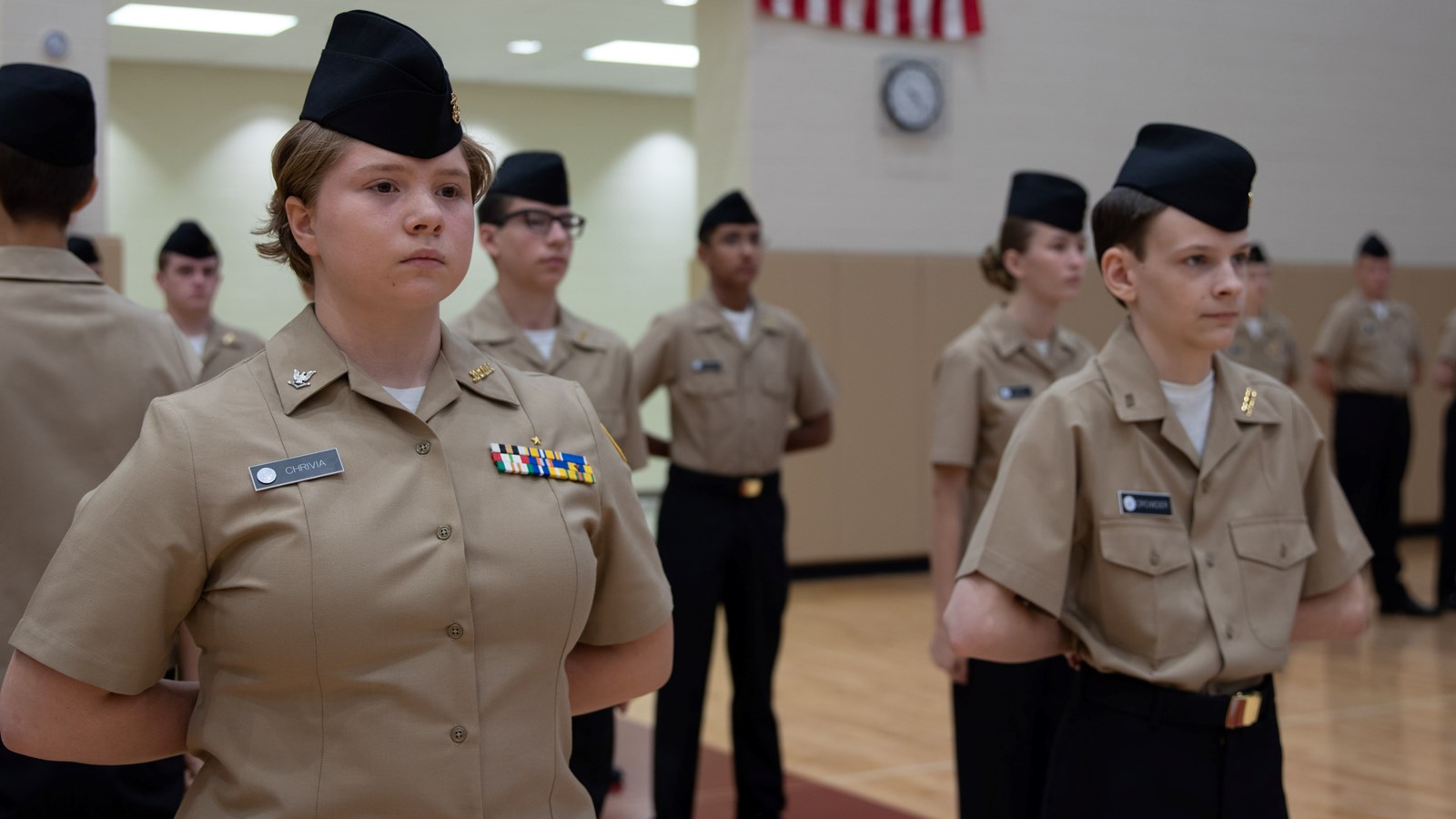 Lassiter-Pope-Kell NJROTC Demonstrate Skills in Annual Military Inspection