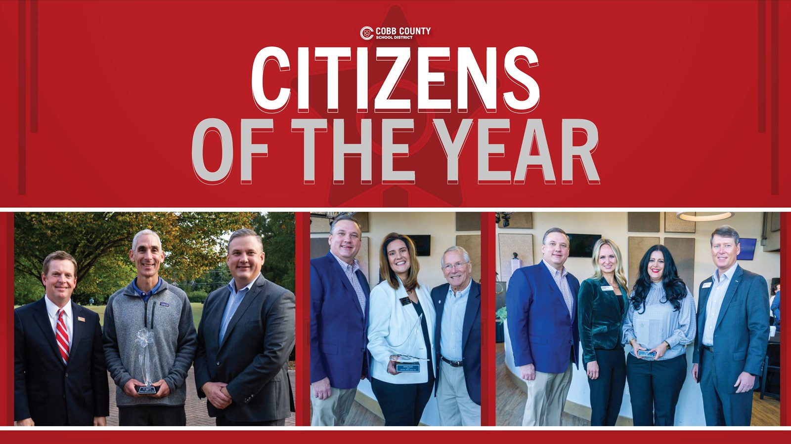 Cobb Schools Team Members Earn Citizens of the Year Awards