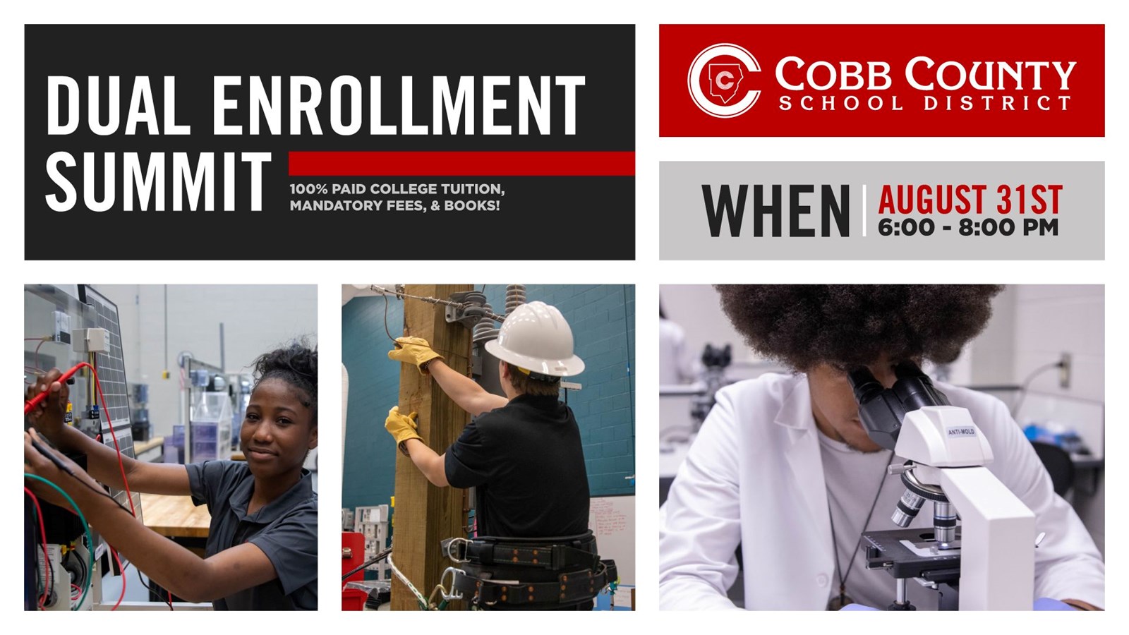Cobb hosting Dual Enrollment Summit, Magnet program info session