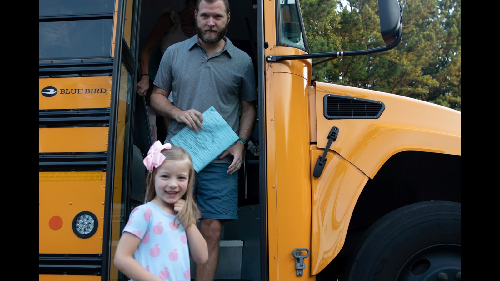 Kindergartners Take First Bus Ride