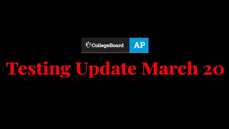 AP Exam Update from The College Board
