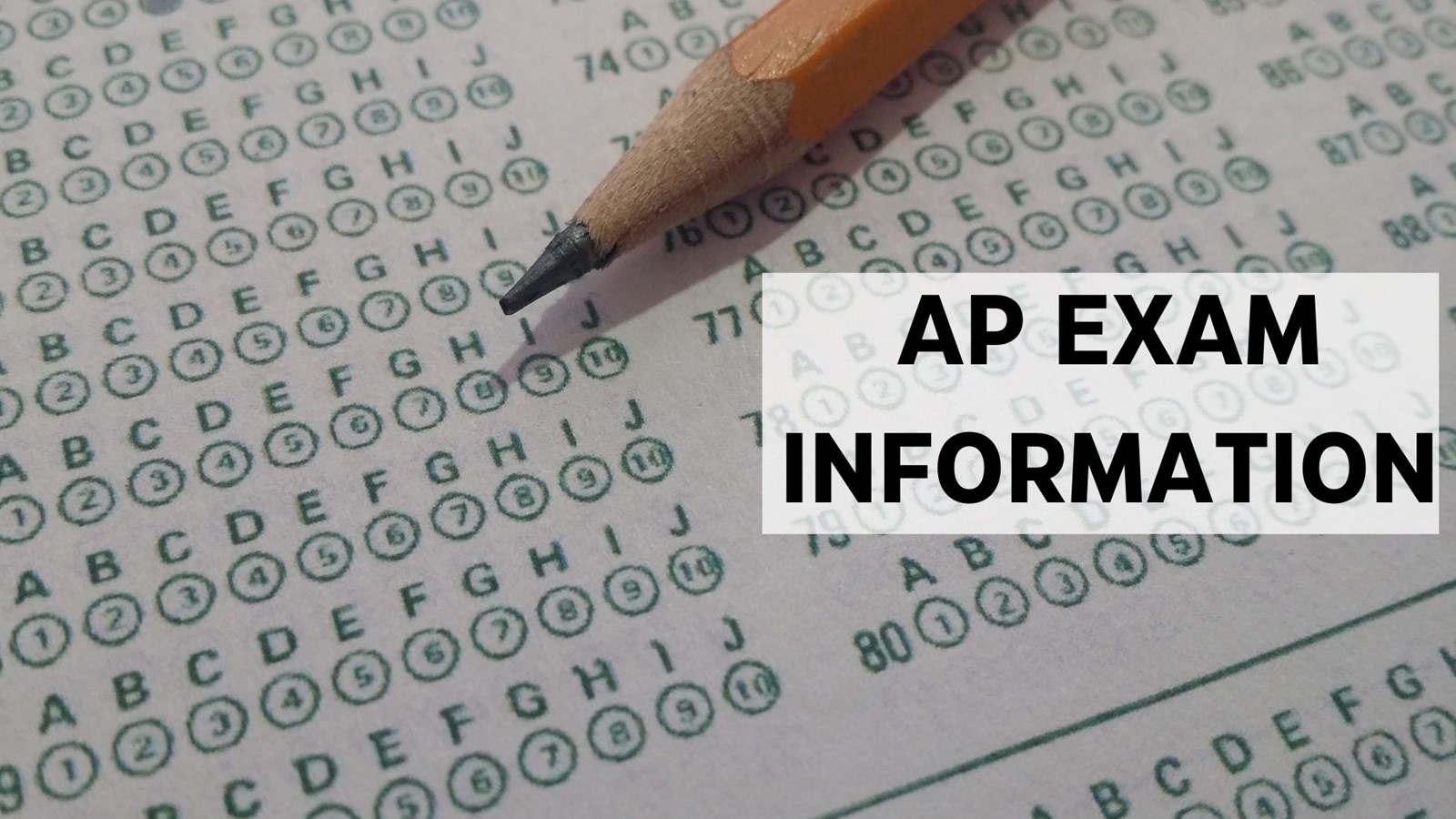 AP Testing Information